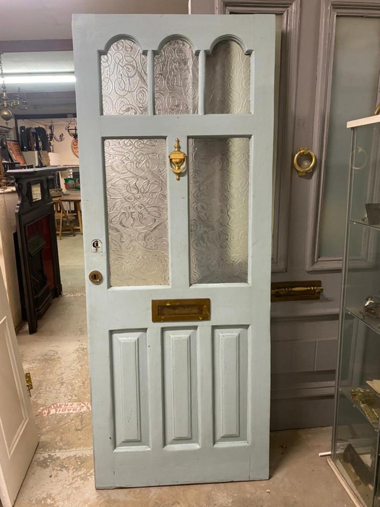 Reclaimed front door