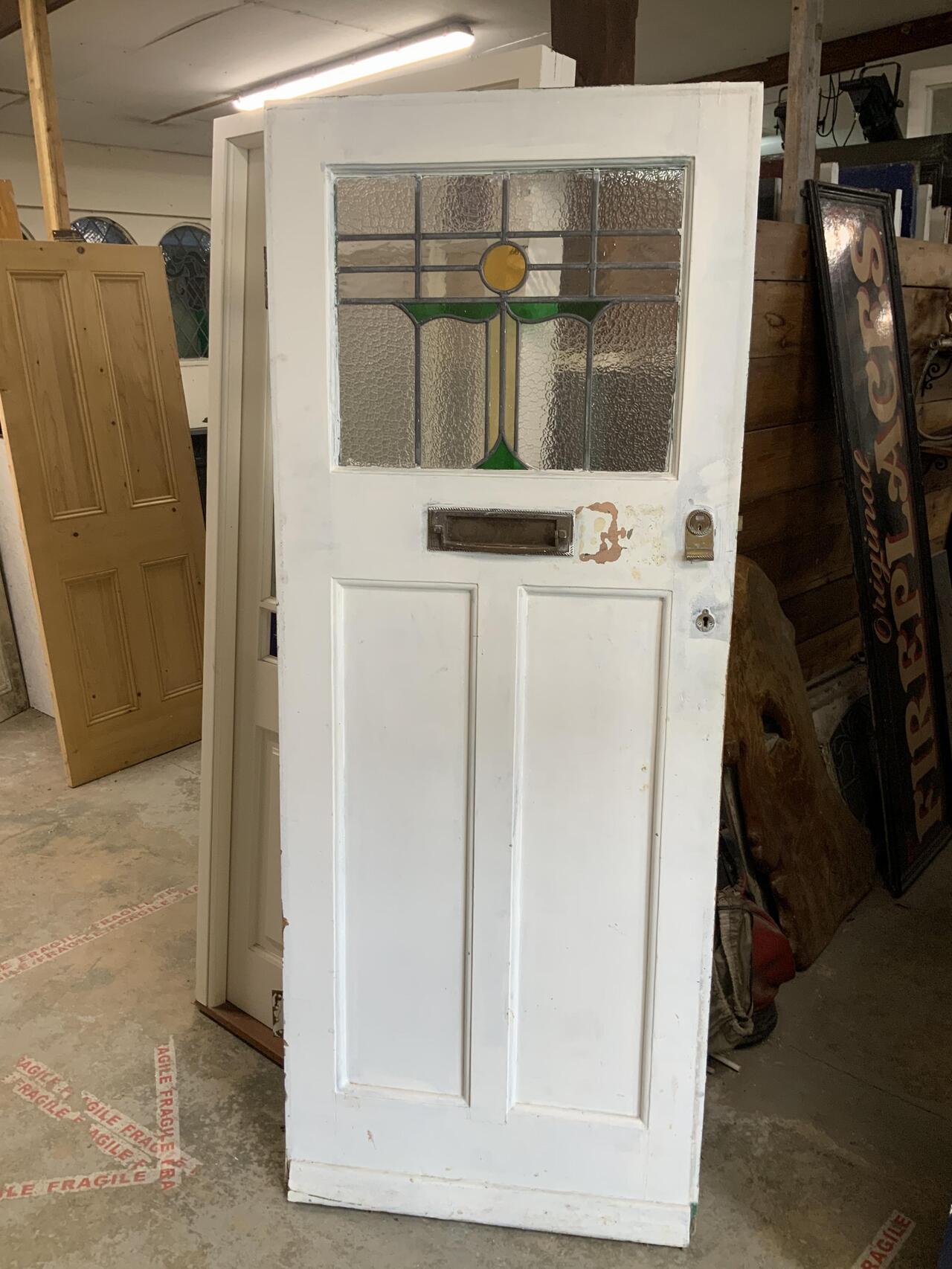 A 1920 -1930 front door FD507 | Reclaimed Period Front Doors